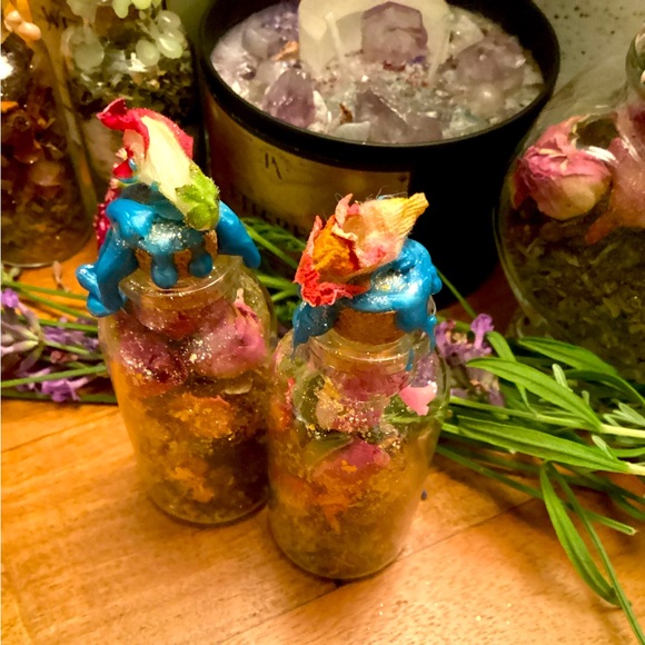 Hand Crafted | Accents | Litha Spell Jar For Celebrating Summer ...